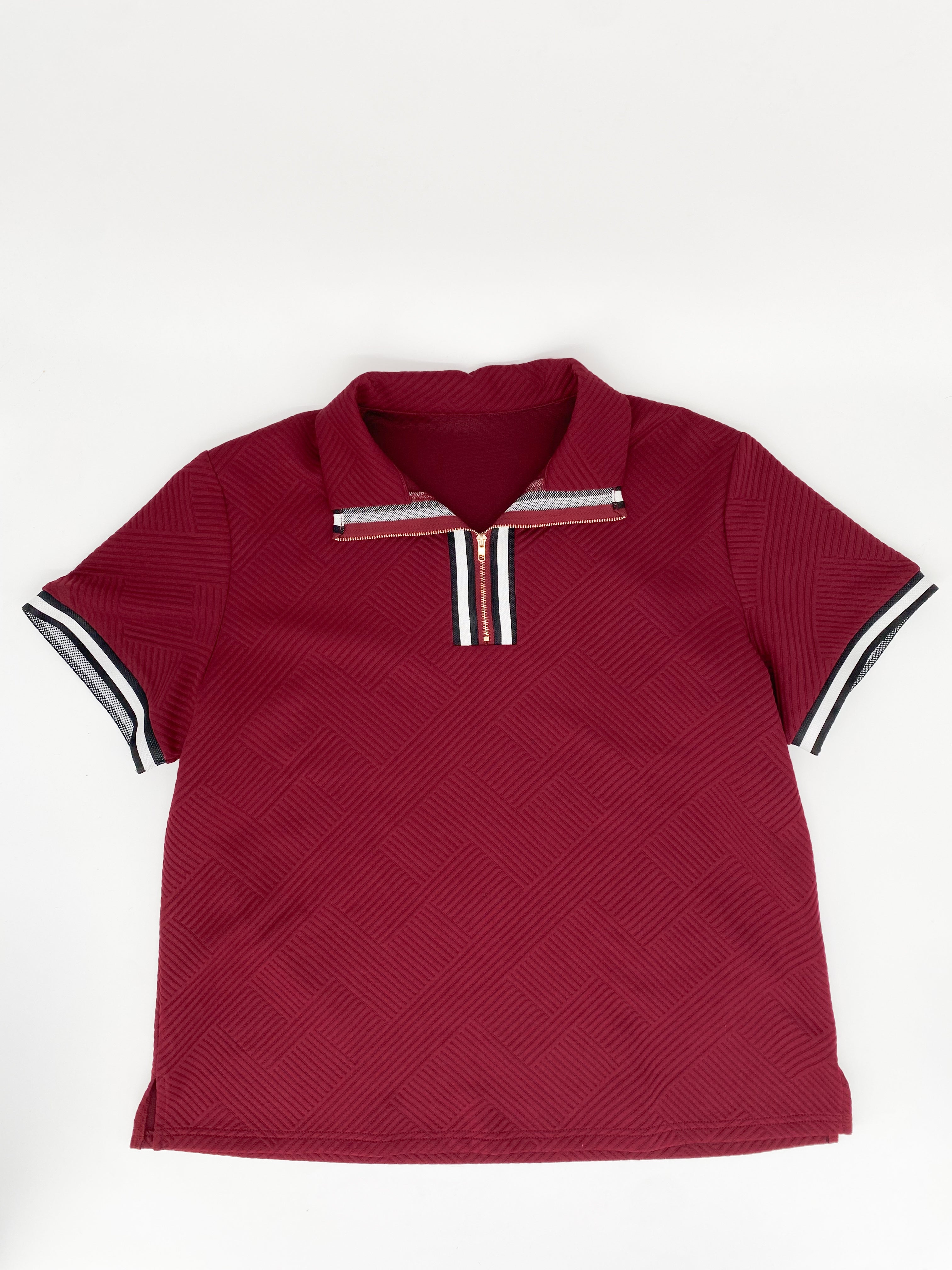 Daisy Layerz Top - Maroon – The Flamingo Ranch